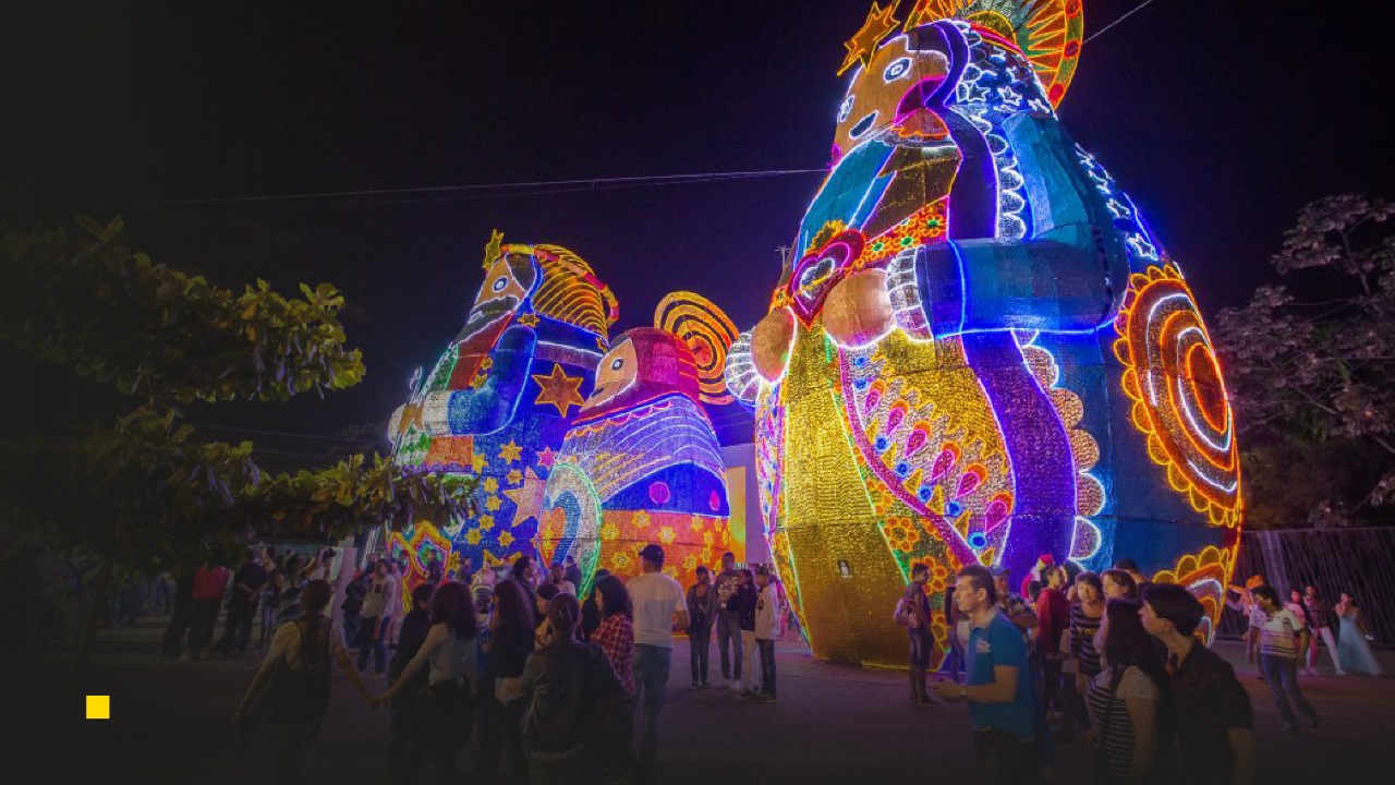 Impresionantes festejos navideños en Latinoamérica