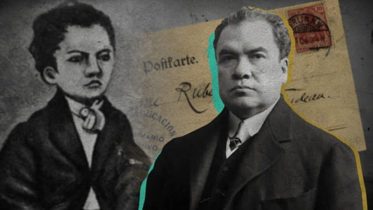 Los fantasmas y el viejo armario del poeta niño, Rubén Darío