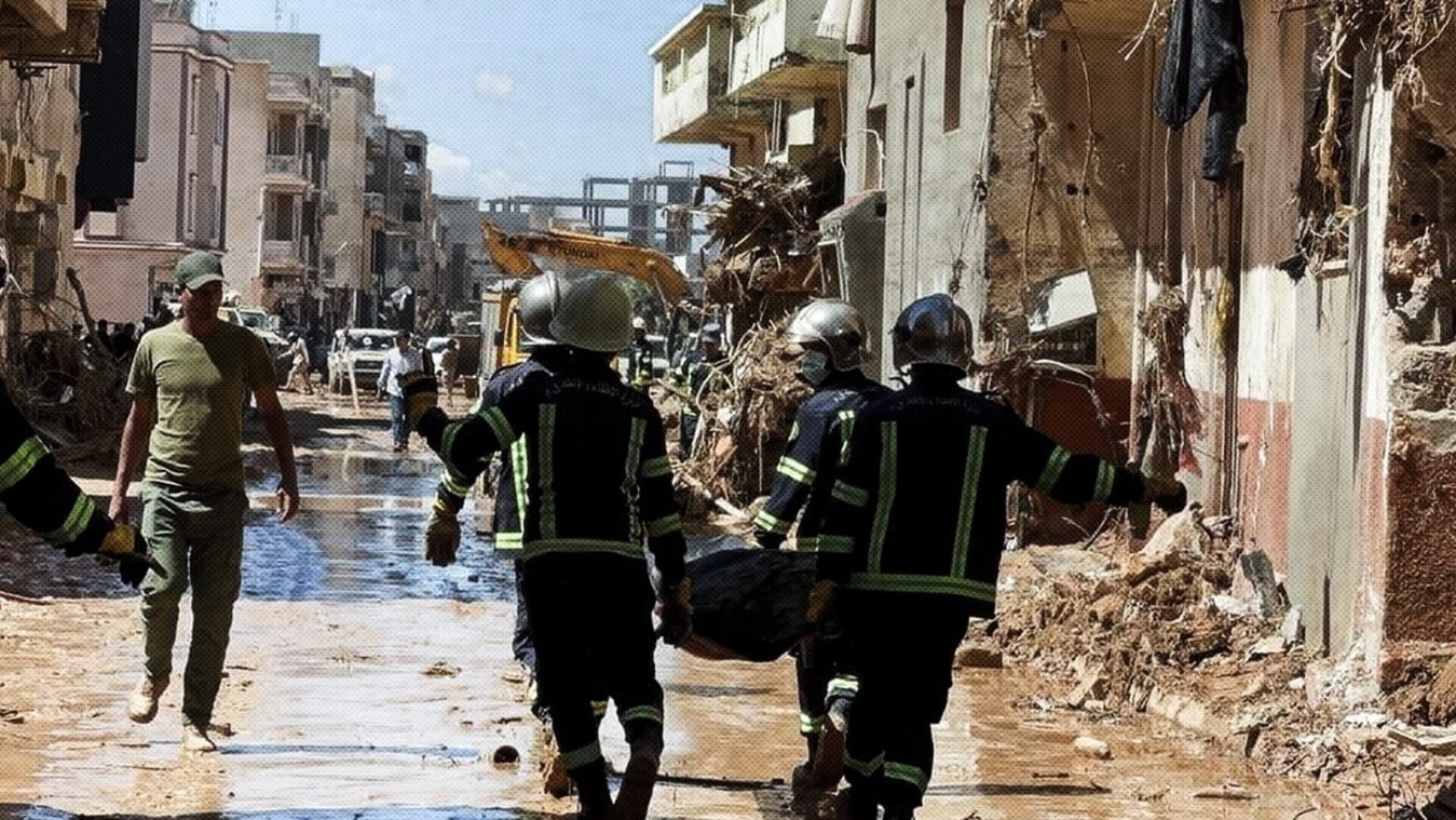 Más de 54 mil víctimas en Libia por estragos de la tormenta Daniel