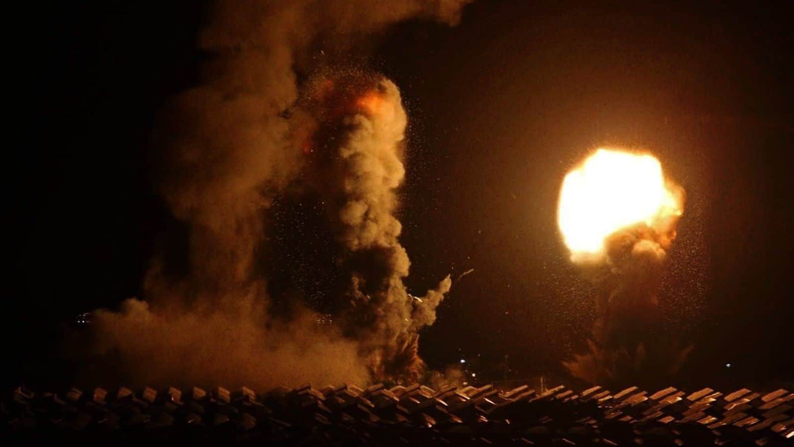 Israel bombs Gaza by land, sea and air