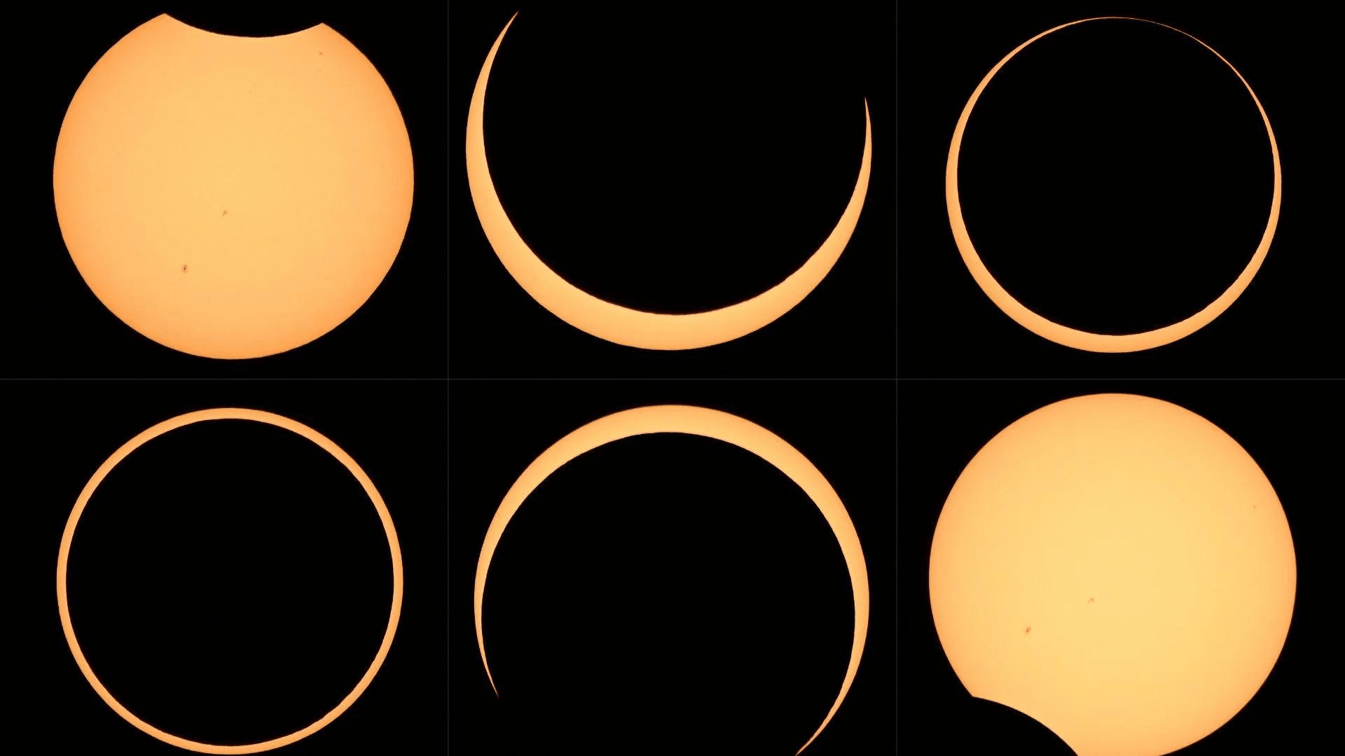 Así se vivió el eclipse solar anular de 2023