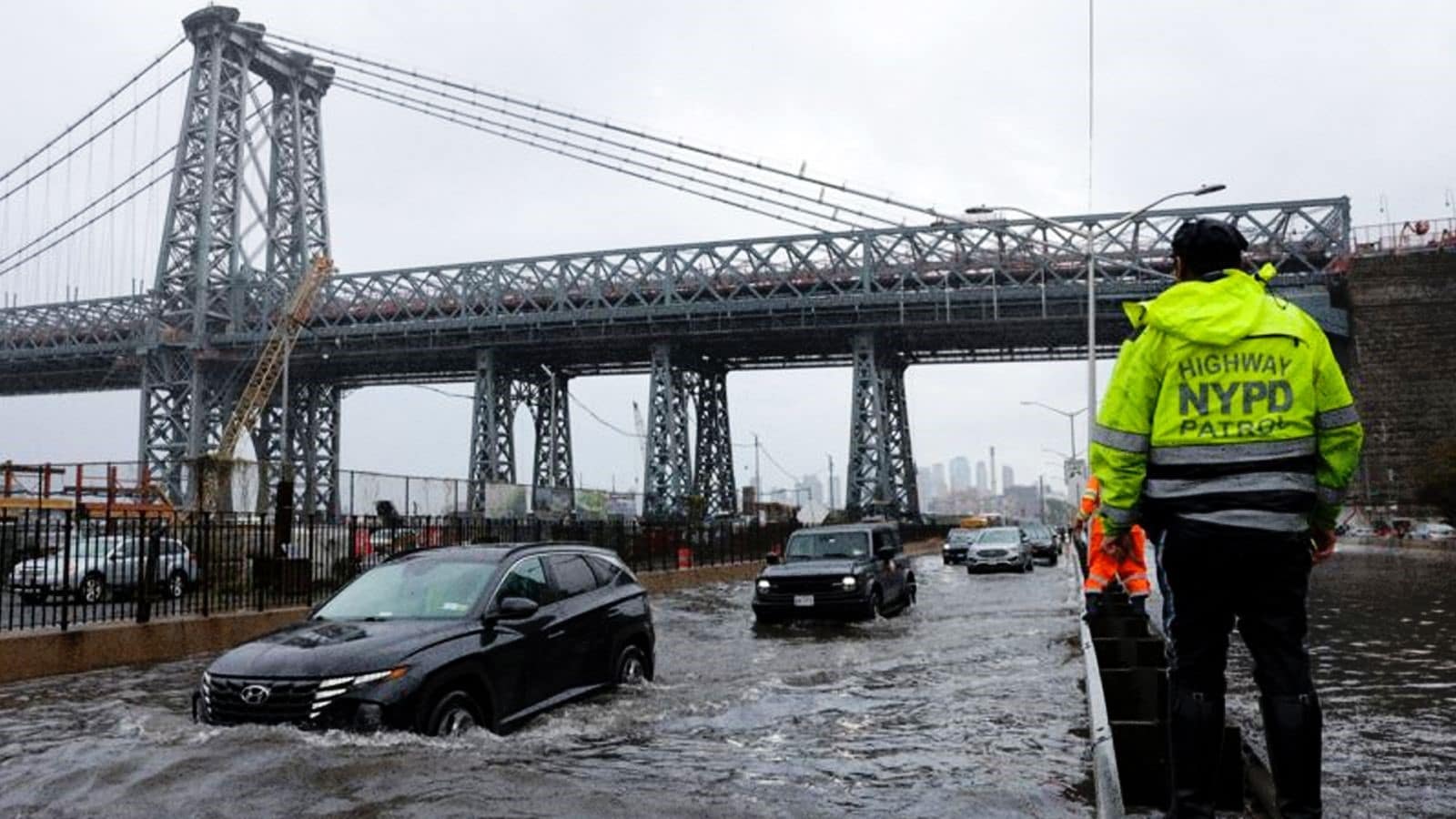 En imágenes: Los estragos provocados por torrenciales lluvias en Nueva York