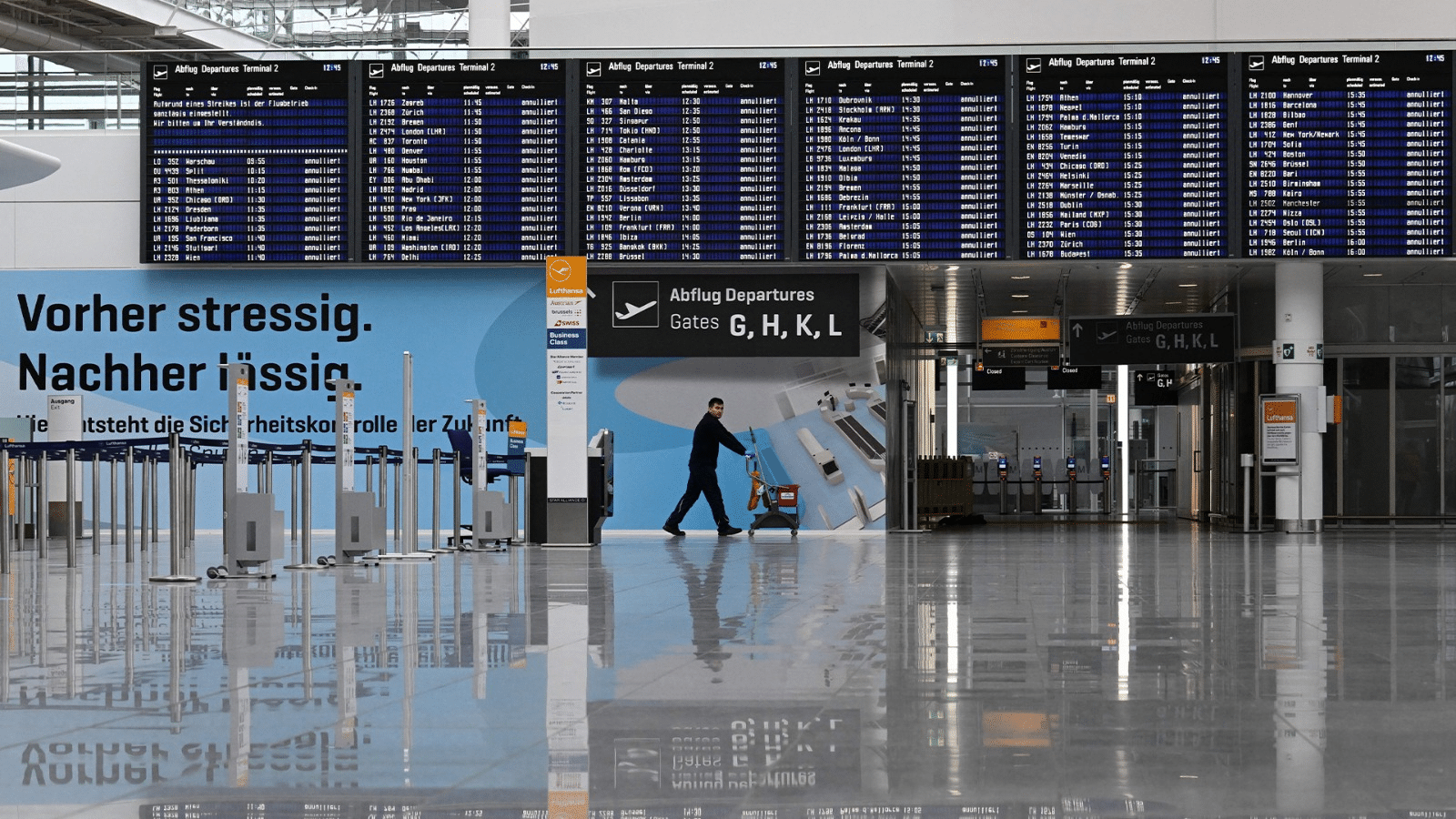 Anuncian Huelga En Siete Aeropuertos De Alemania