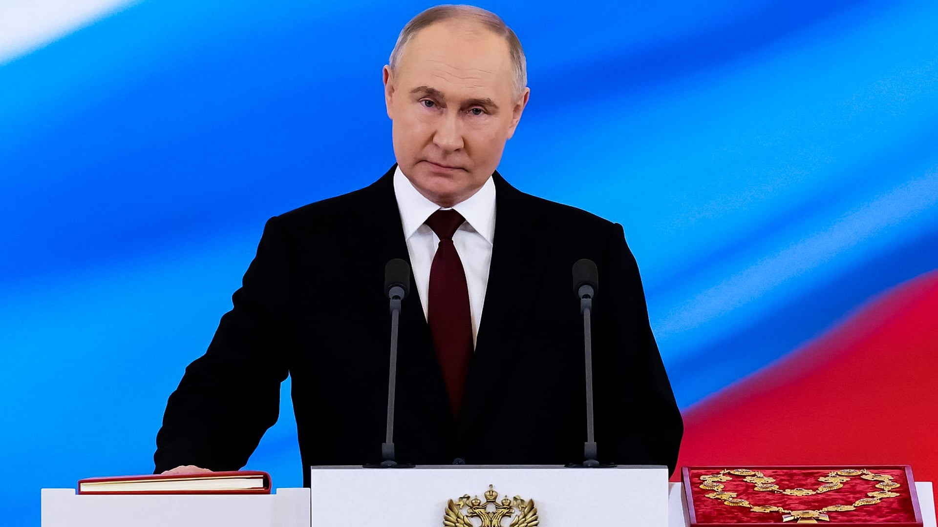 Vladimir Putin toma posesión como presidente de Rusia