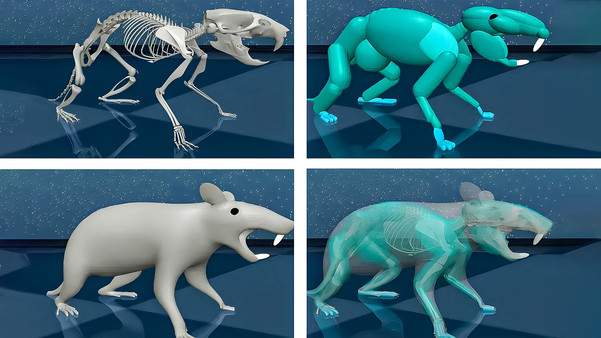 Una rata virtual es controlada por un “cerebro” artificial