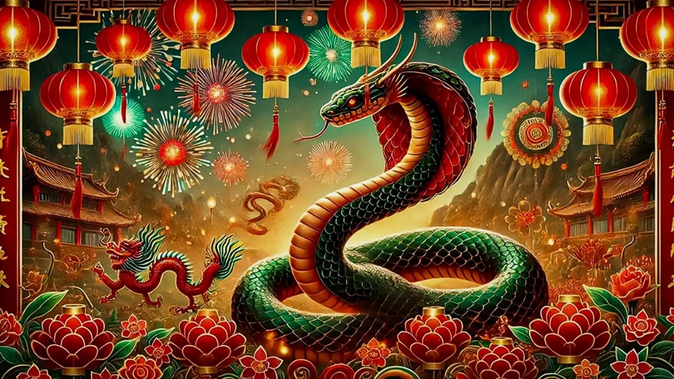 Año Nuevo Chino 2025 celebra a la serpiente de madera Año Nuevo Chino 2025 celebra a la serpiente de madera